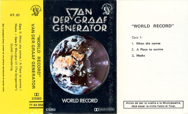 World Record - Van der Graaf Generator